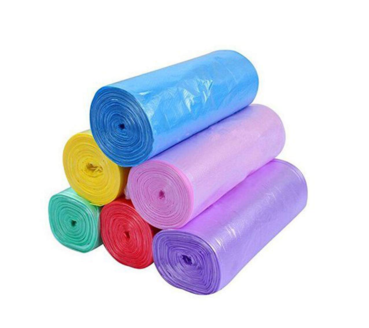 Amazon.com: CTKcom 5 Gallon Colored Trash Bags(6 Rolls)- Garbage Bags ...