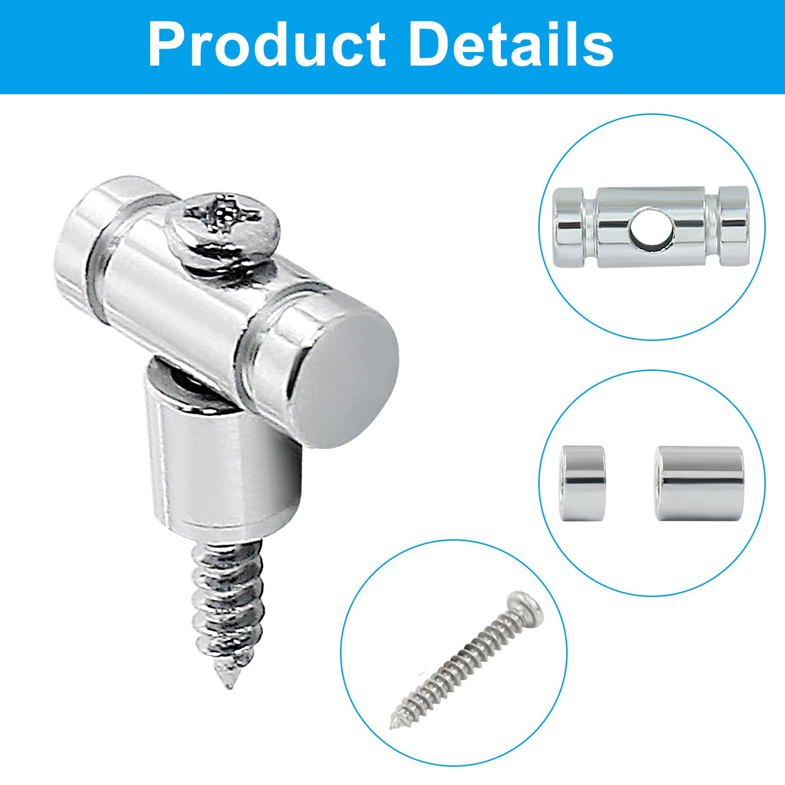 Snapklik.com : Guitar Roller String Retainers Replacement, Electric ...