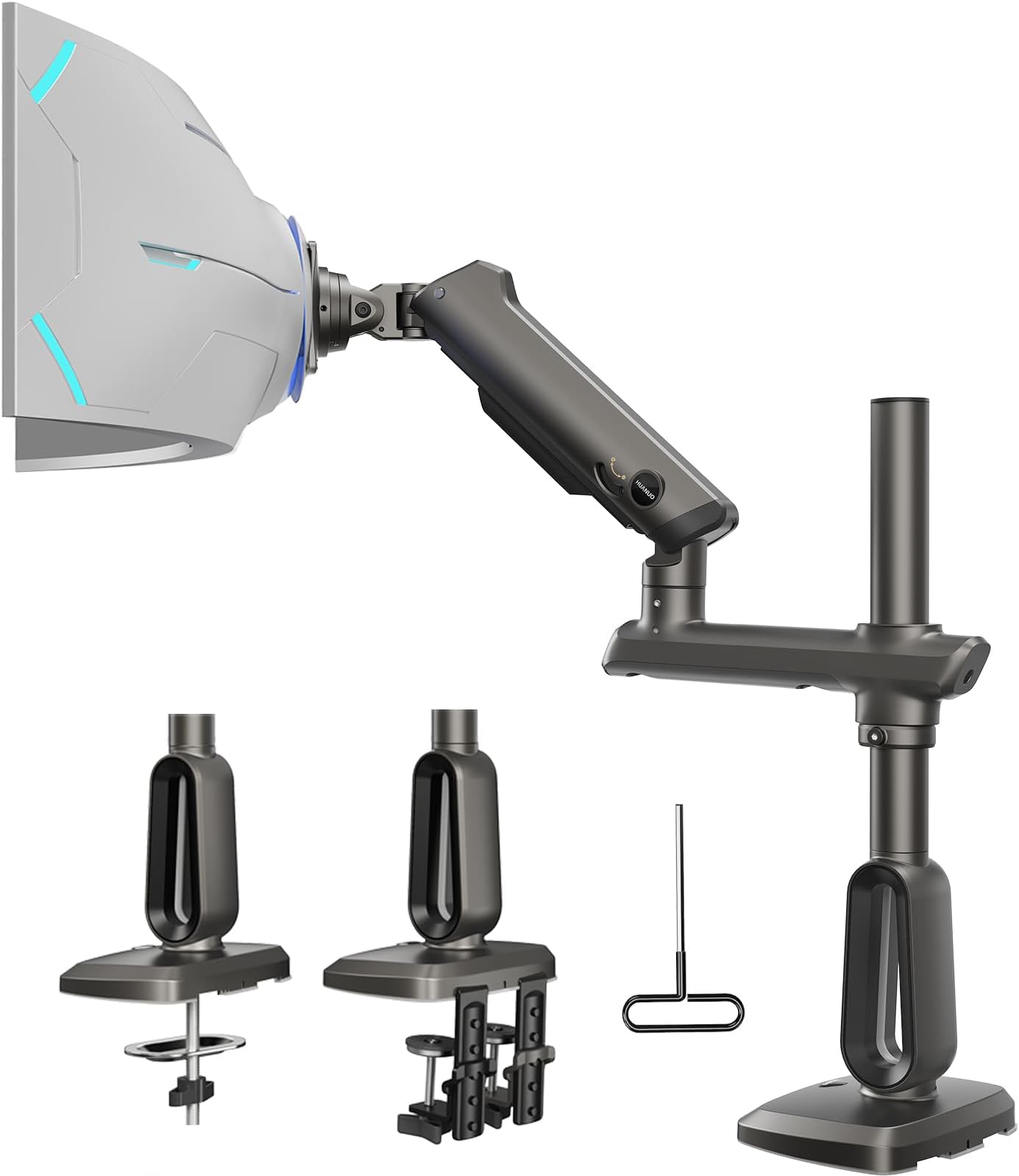 Amazon.com: Mount-It! Heavy Duty Monitor Arm for 49”, 57" & Ultrawide ...