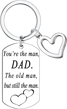 BESPMOSP Funny Dad Gifts Dad Keychain Father's Day Gifts for Dad ...