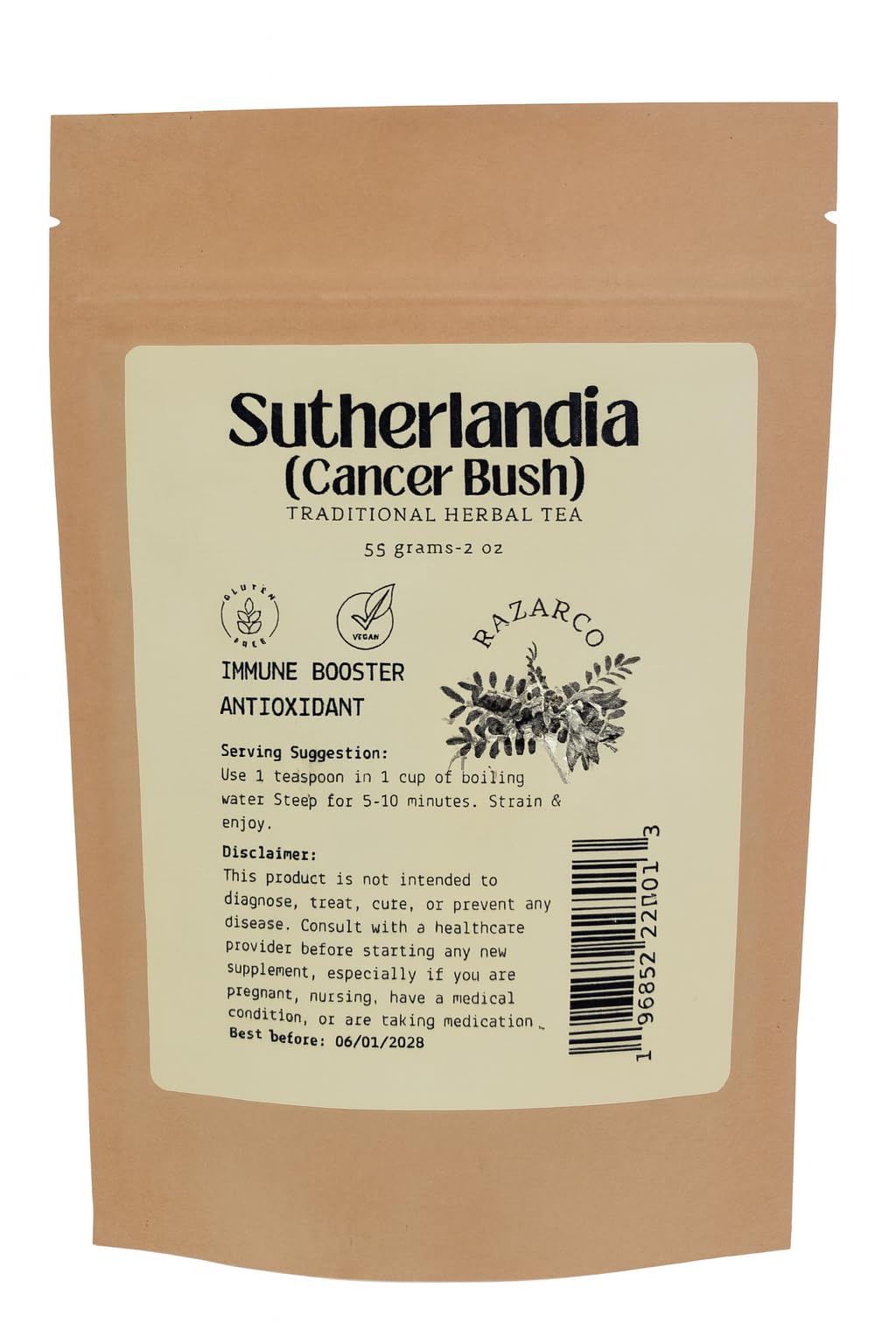 Té Herbal Sutherlandia frutes... - B0D83PCJDV | Encarguelo.com