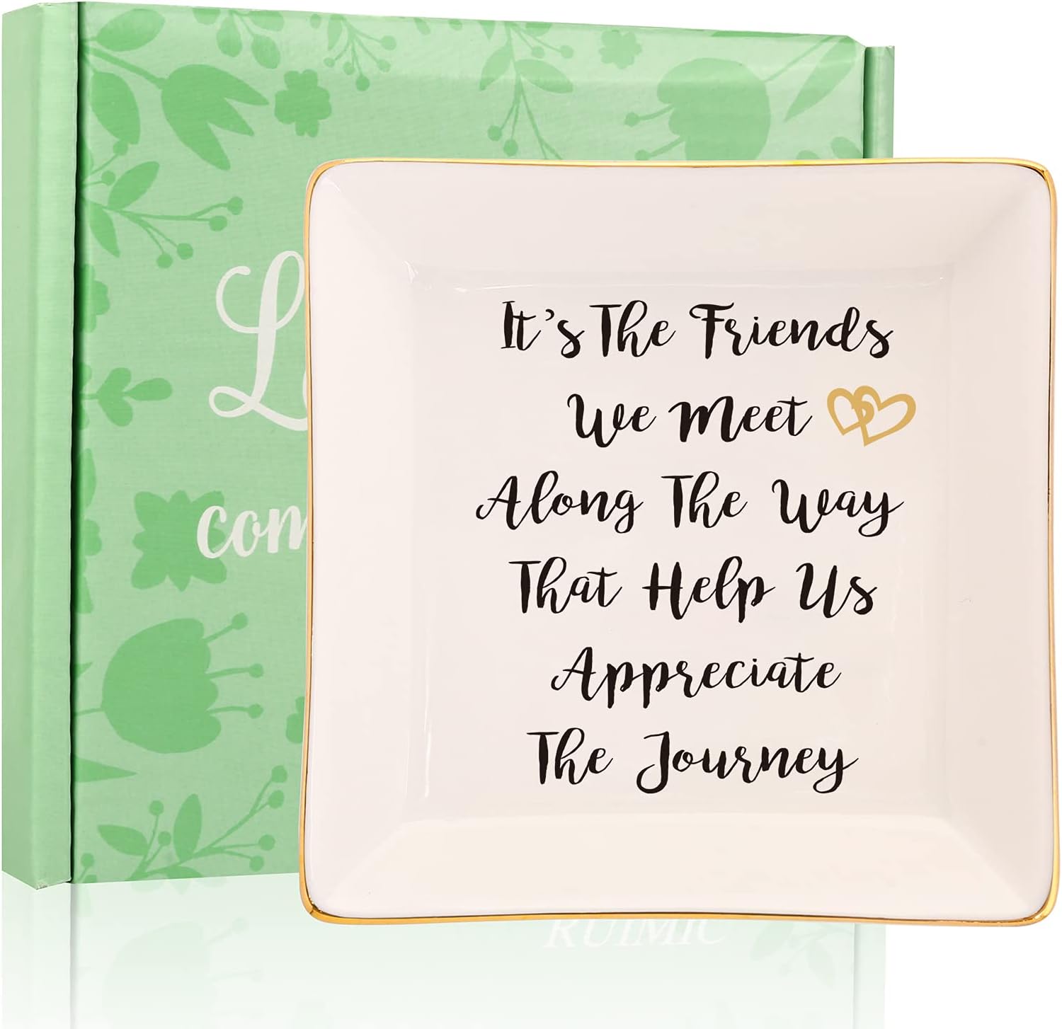 Amazon.com: SUNBMO Good Friends Bestie Gifts for Her Ceramic Jewelry ...