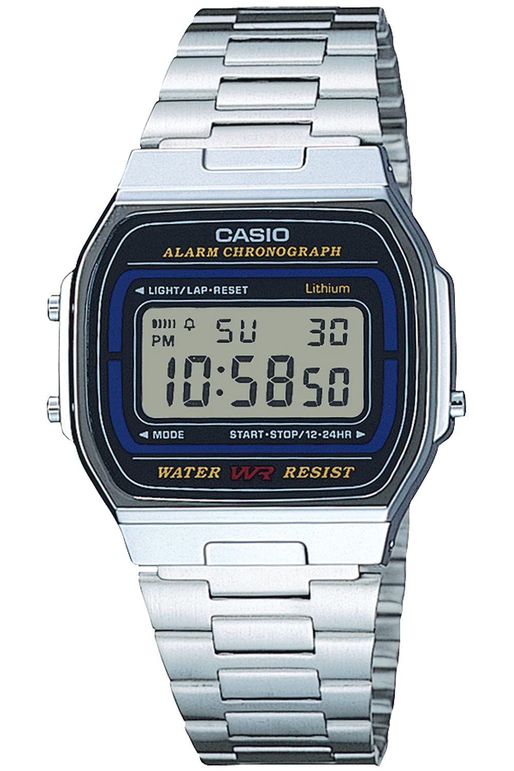 Casio Watch, Collection, Digital Metal, A164, 1個, Newest Model : Amazon ...