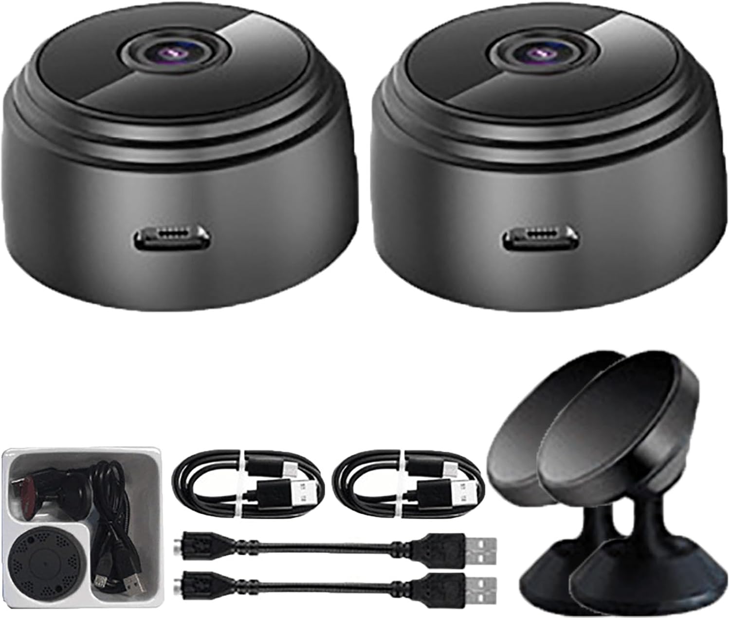 Amazon.com : Spy Focus Magnetic Mini Security Camera Outdoor, Camtrix ...