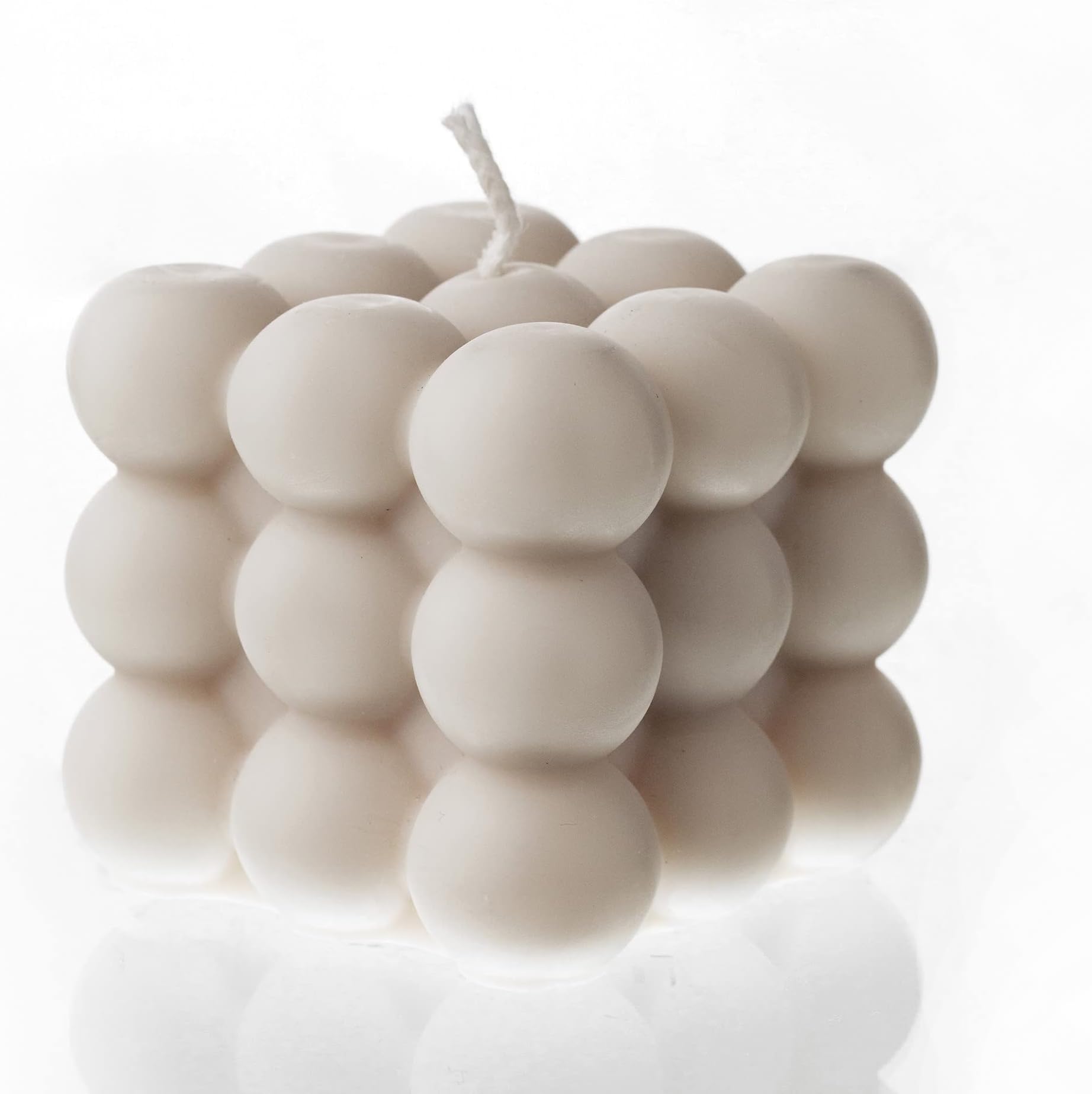 Amazon.com: LAWA Bubble Candle - Cube Soy Wax Geometric Elegant ...