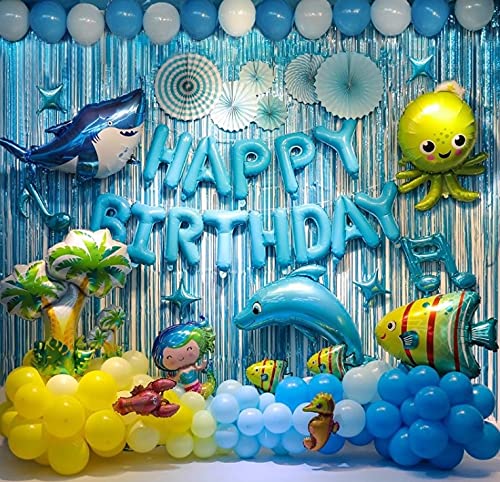Party Corner - Ocean Theme Birthday Party Decoration Box - Ocean Themed ...