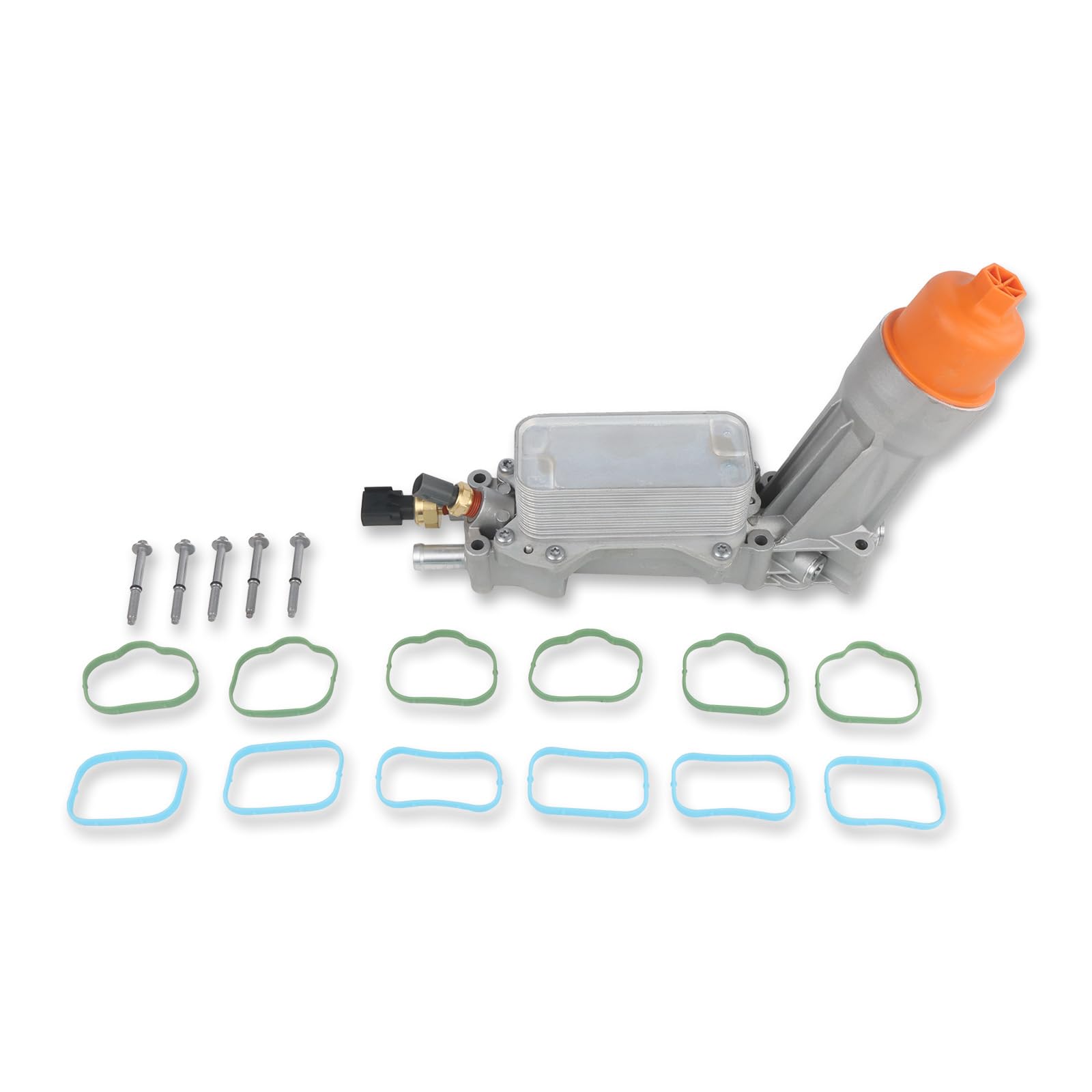 Amazon.com: cycwer Engine Oil Cooler Oil Filter Housing Adapter ...