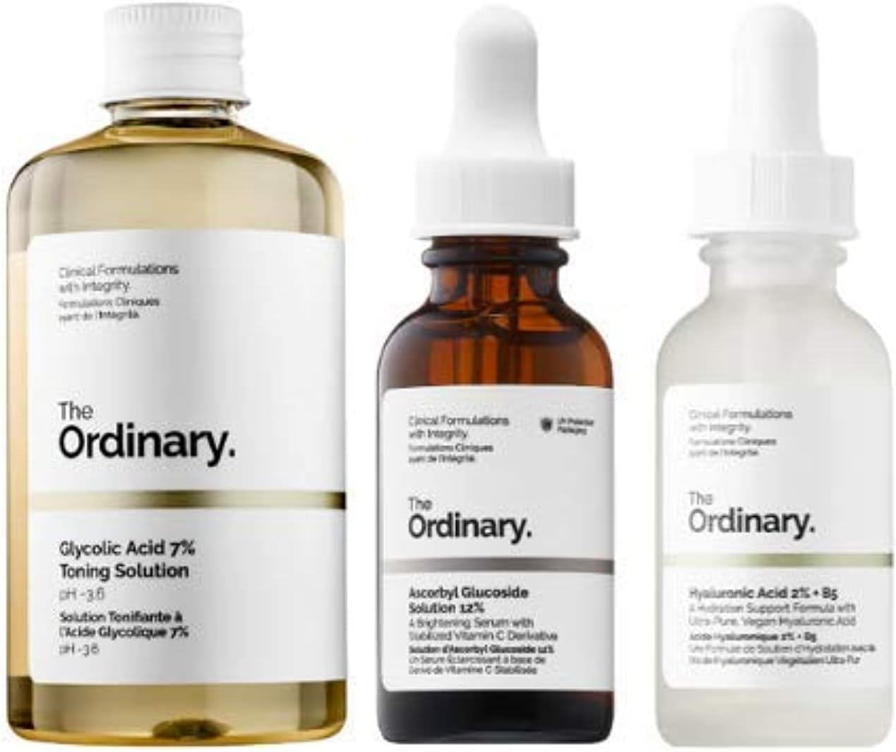 Amazon.com: The Ordinary Face Serum Set! Ascorbic Acid 8%+Alpha Arbutin ...