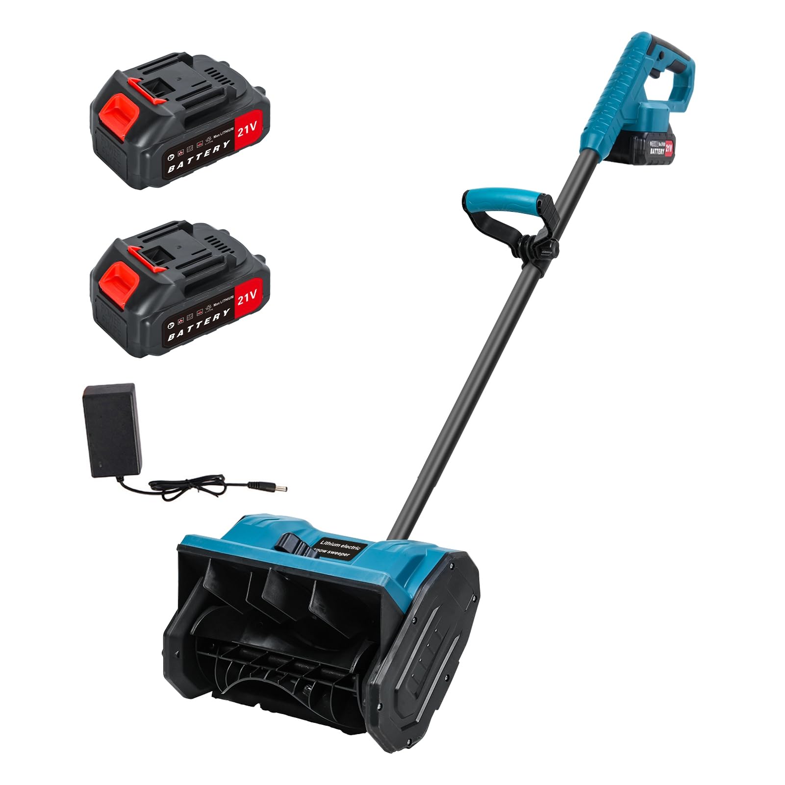 Amazon.com : Electric Snow Blower for Driveway, Battery Powered Snow ...