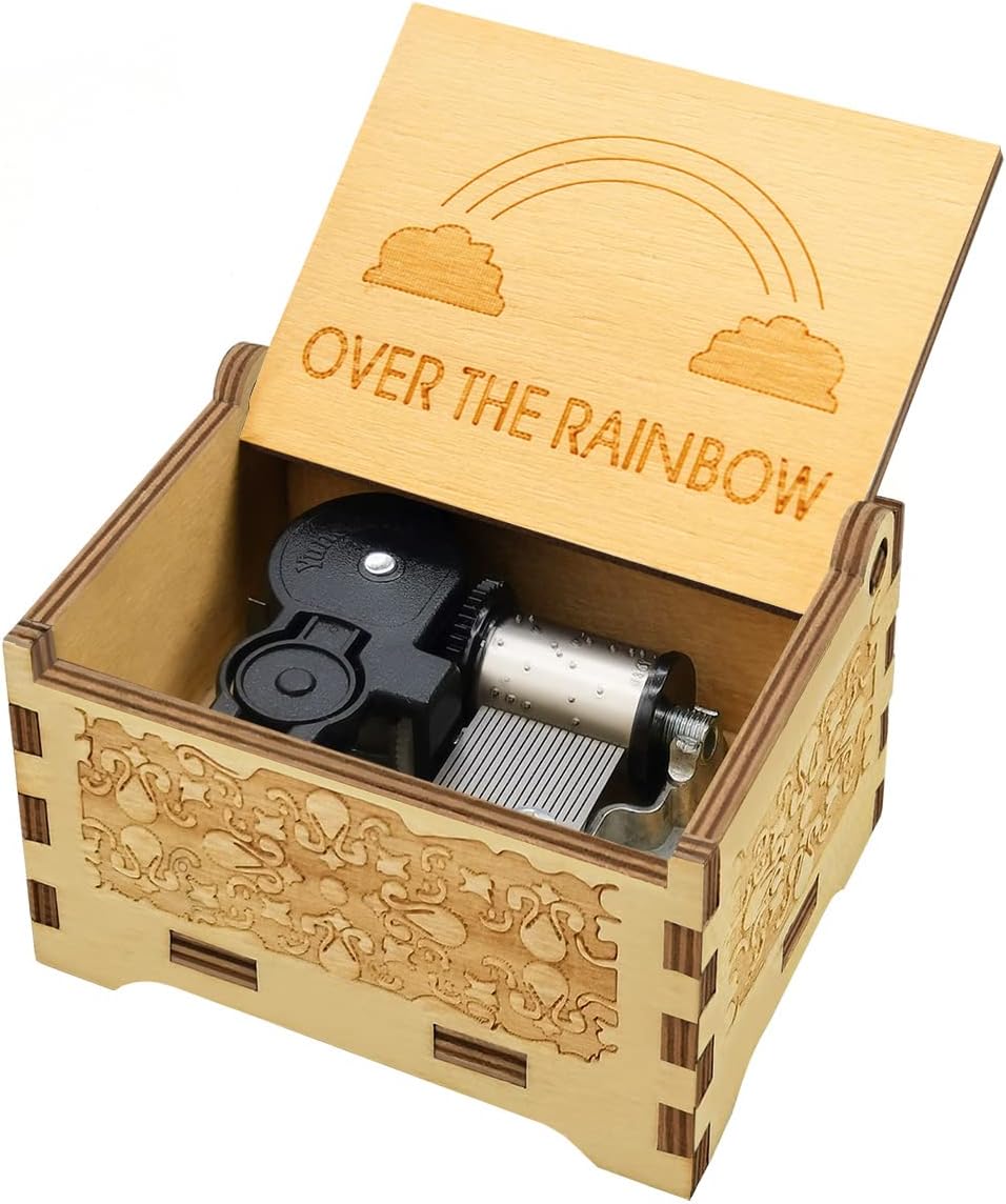 Amazon.com: Sooharic Let It Be Music Box - 18 Note Mechanism Antique ...