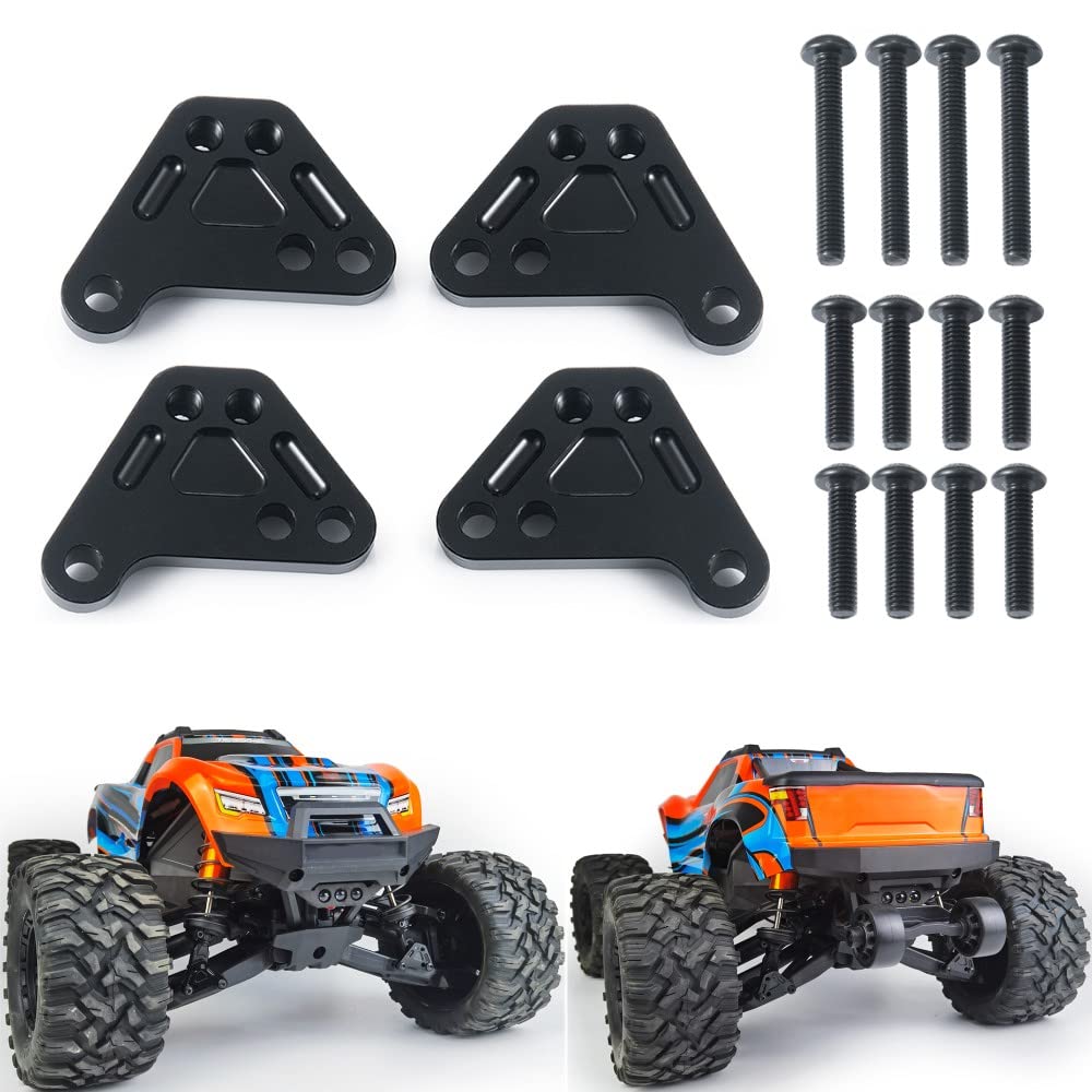 Amazon.com: 1/10th RC Front&Rear Heighten Shock Towers Mount for 1:10 ...