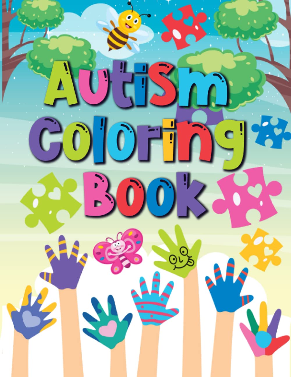 Autism Awareness Coloring Book: Autistic Coloring, Motivational Saying ...