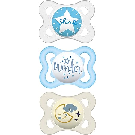Amazon.com: MAM Original Matte Baby Pacifier, Nipple Shape Helps ...
