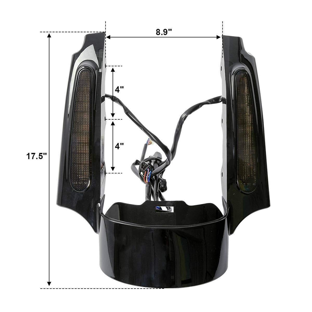 Snapklik.com : LED Rear Fender Fascia Fits For Harley Touring Road King ...