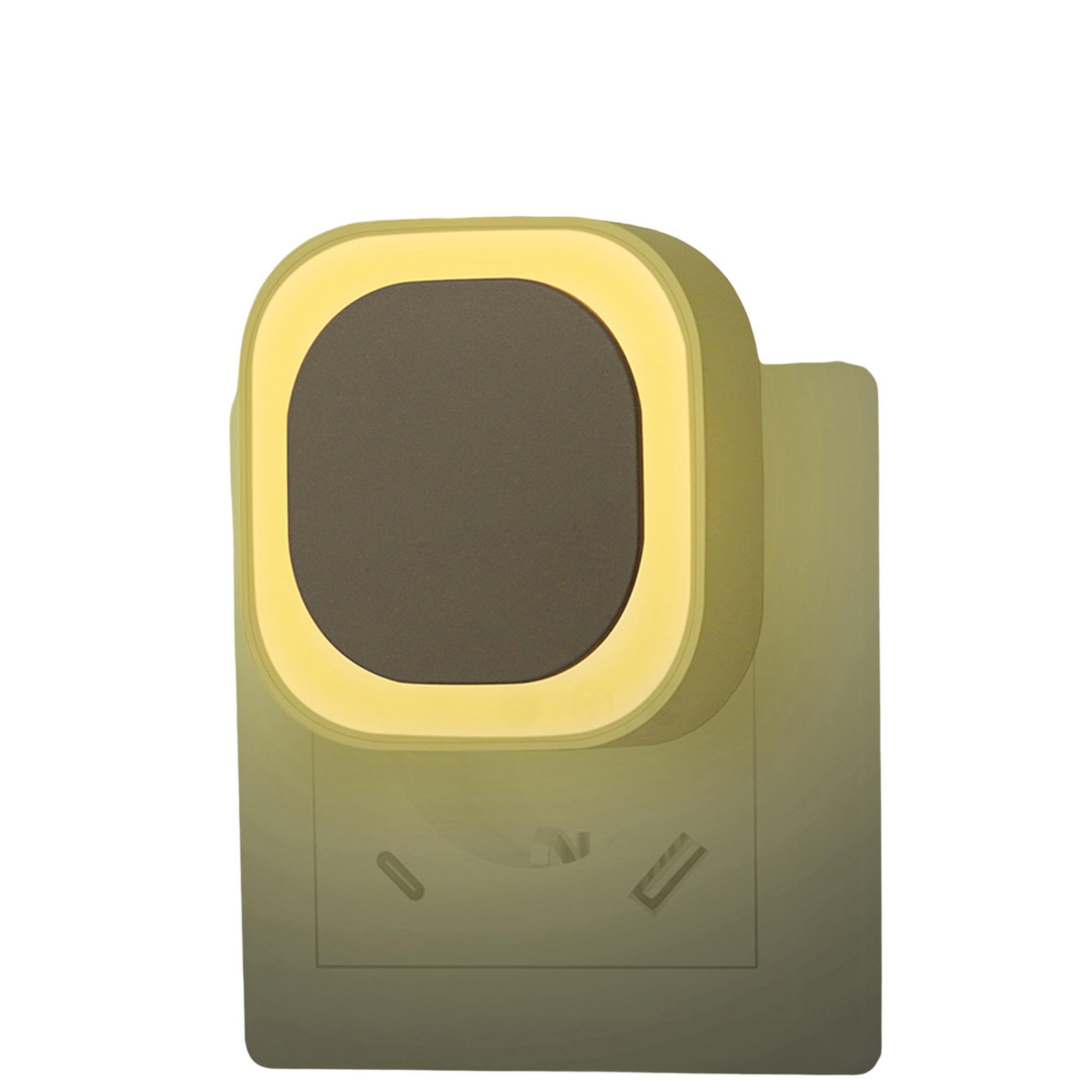 YUNLEX Karanlık algılama sensörlü gece lambası, 2 adet LED çocuk gece ...