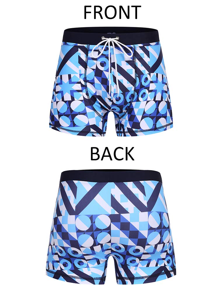 Snapklik.com : COOFANDY Men Fashion Print Swim Briefs Body Hugging Fit ...