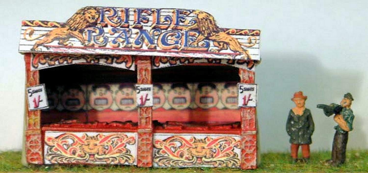 Langley Models Funfair Rifle Range Side Stall N Scale UNPAINTED Kit NQ2 ...