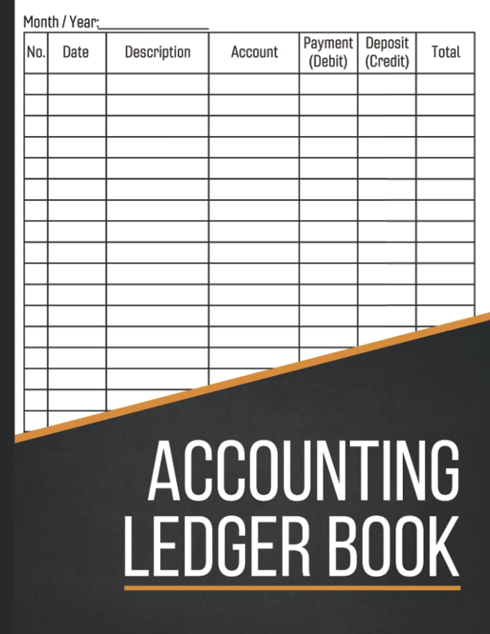 Buy Accounting Ledger Book: Simple Book Keeping Log for Small Business ...
