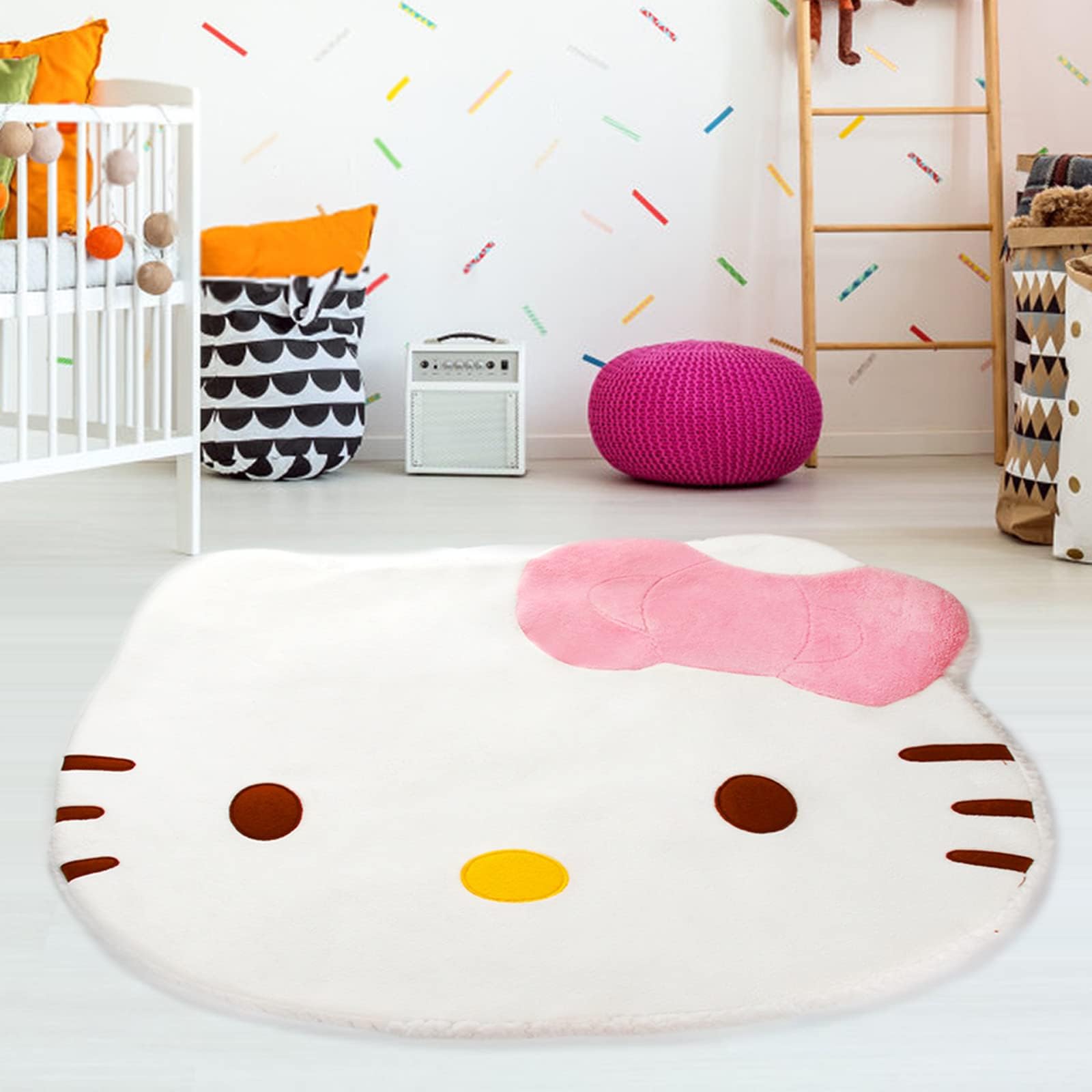 Amazon.com: chasuso Cute Area Rug, Kawaii Cartoon Carpet, Bedroom ...