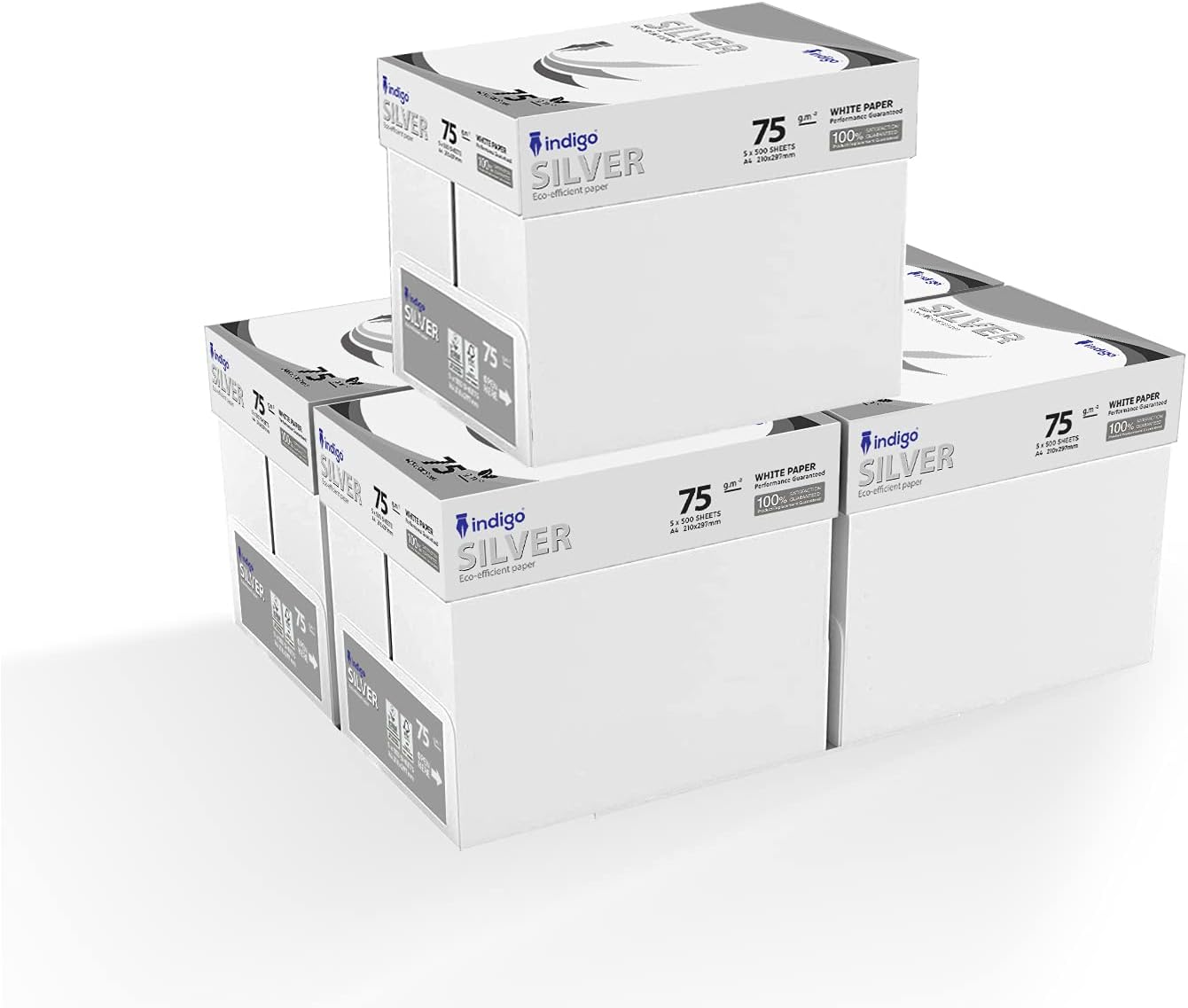 Office Paper Box of A4 Paper Office White Printer Copier Paper 5 Reams ...