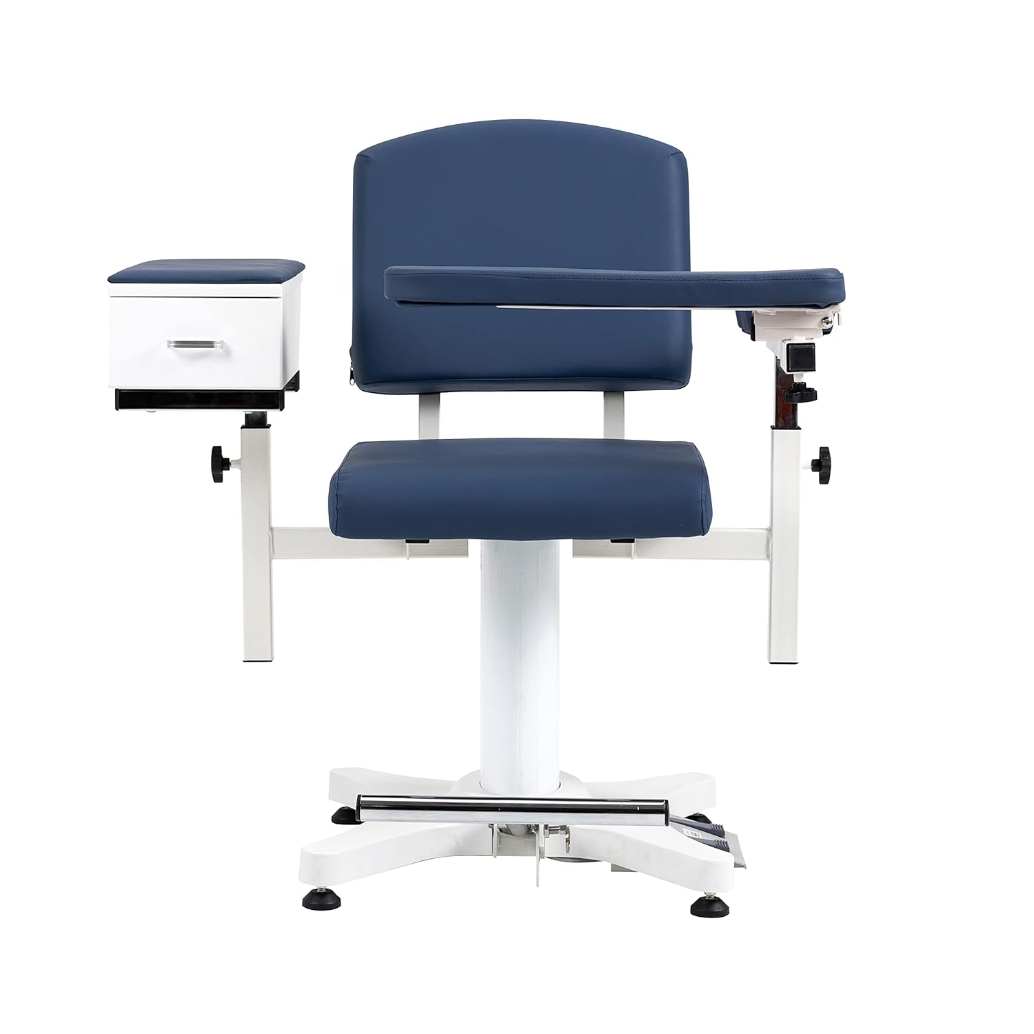 Amazon.com: NP Lab Draw Chair Medycare with Drawer Gray (White ...