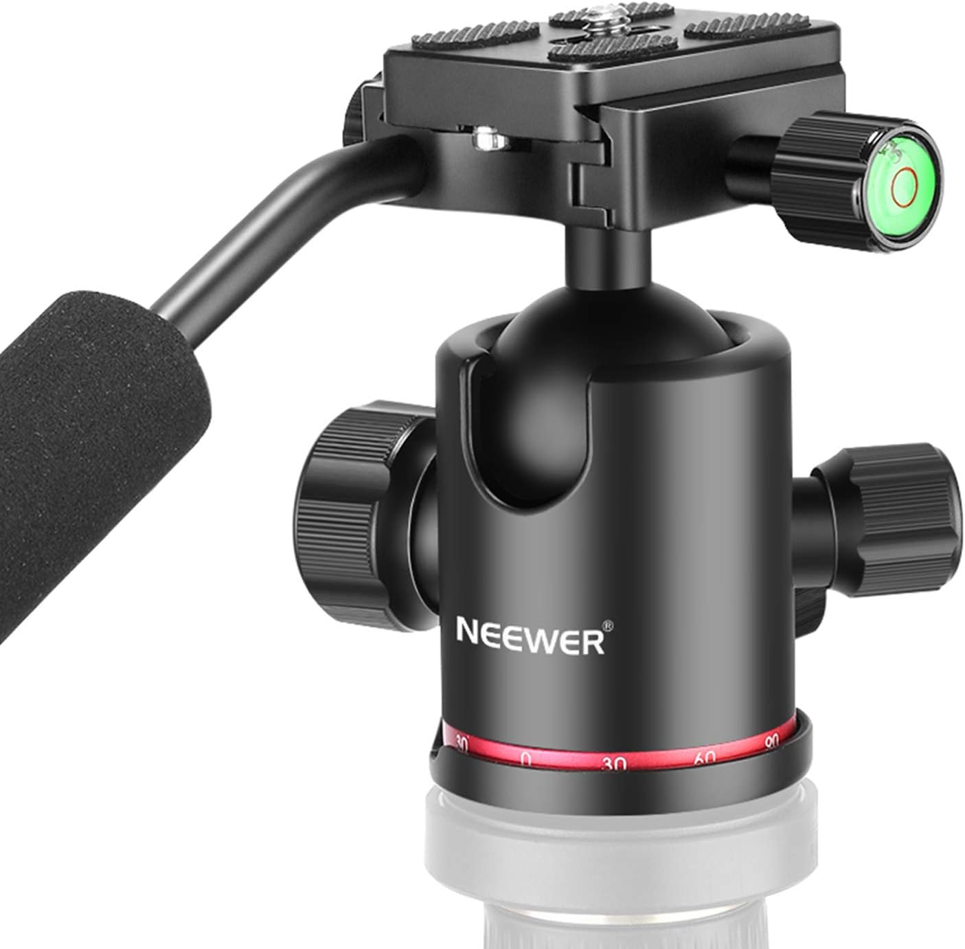 Amazon.com : Neewer Heavy Duty Camera Tripod Ball Head with Handle and ...