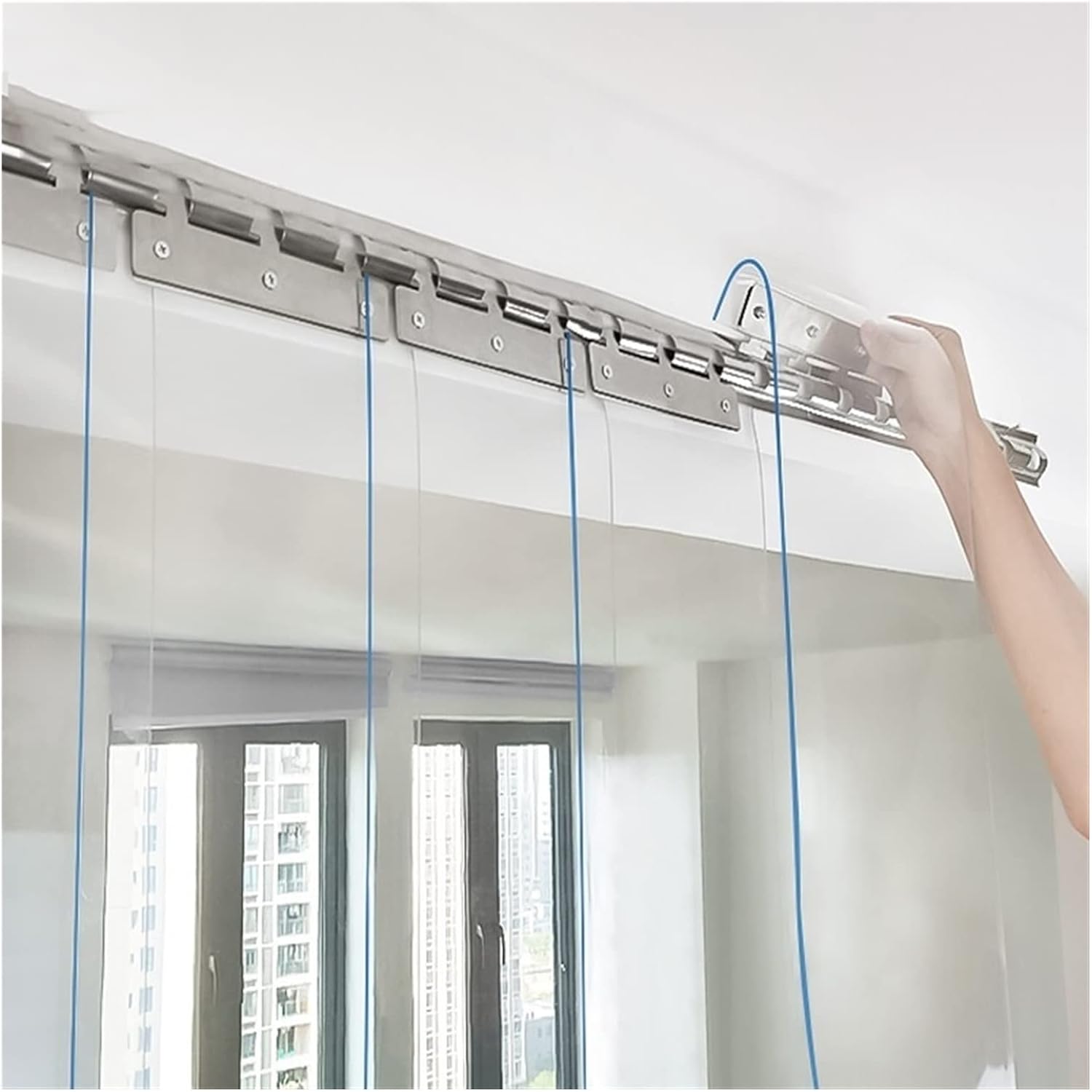 Amazon.com: AYLYHD Walk in Cooler/Freezer Plastic Strip Curtain Door ...