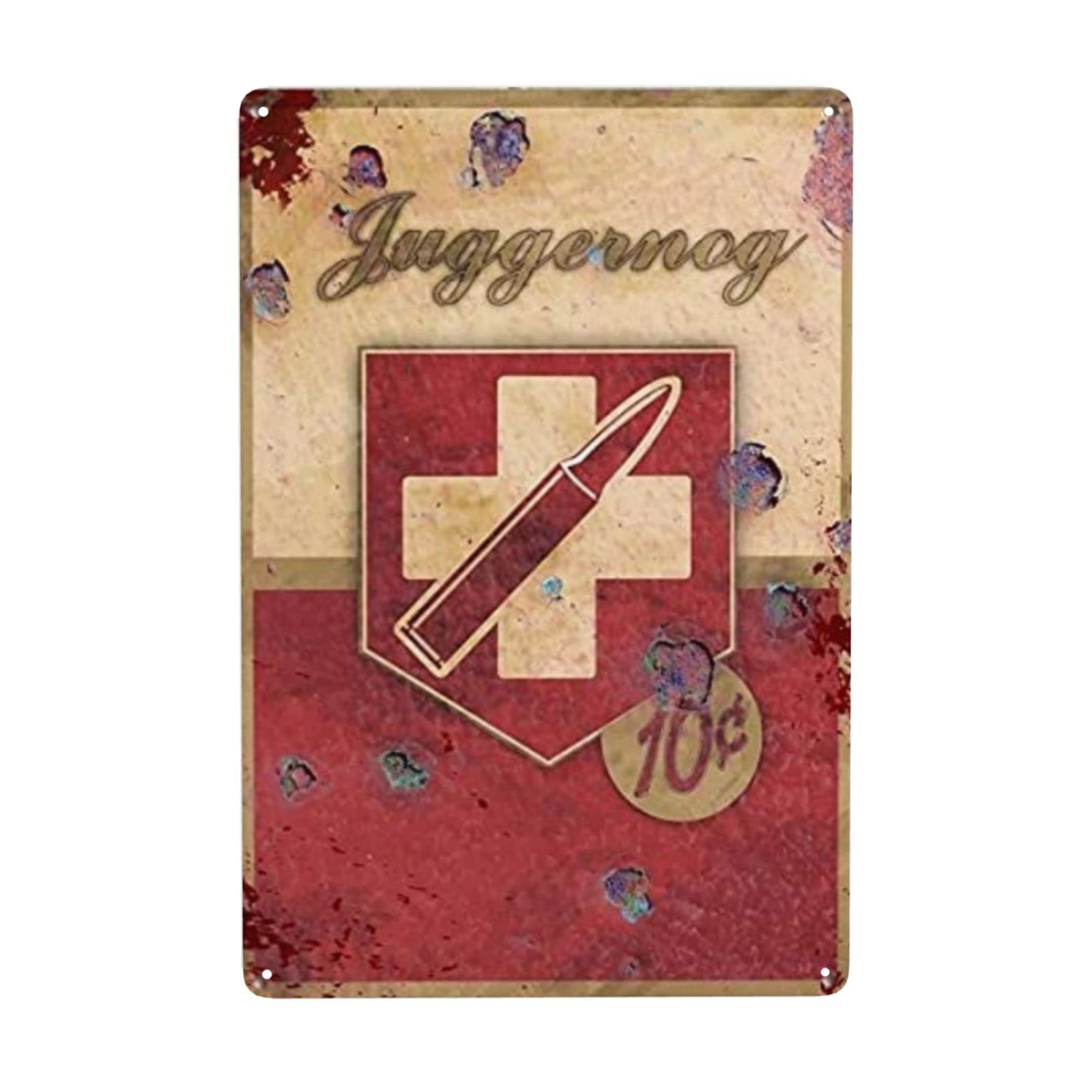 Buy juggernog perk water bottle soda metal poster Tin Sign Vintage ...