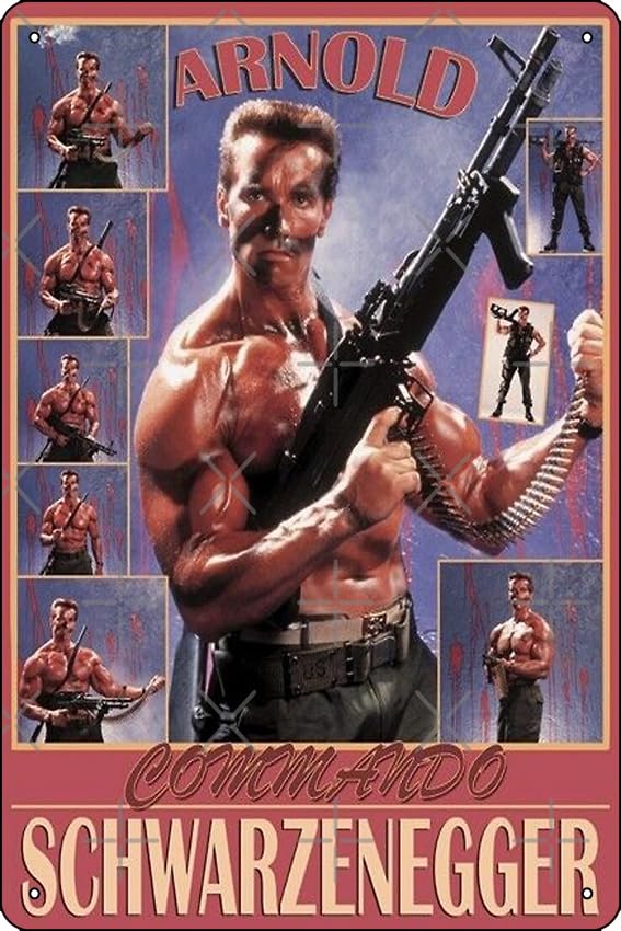 Amazon.com : Commando by Arnold Schwarzenegger Movie Poster Poster ...