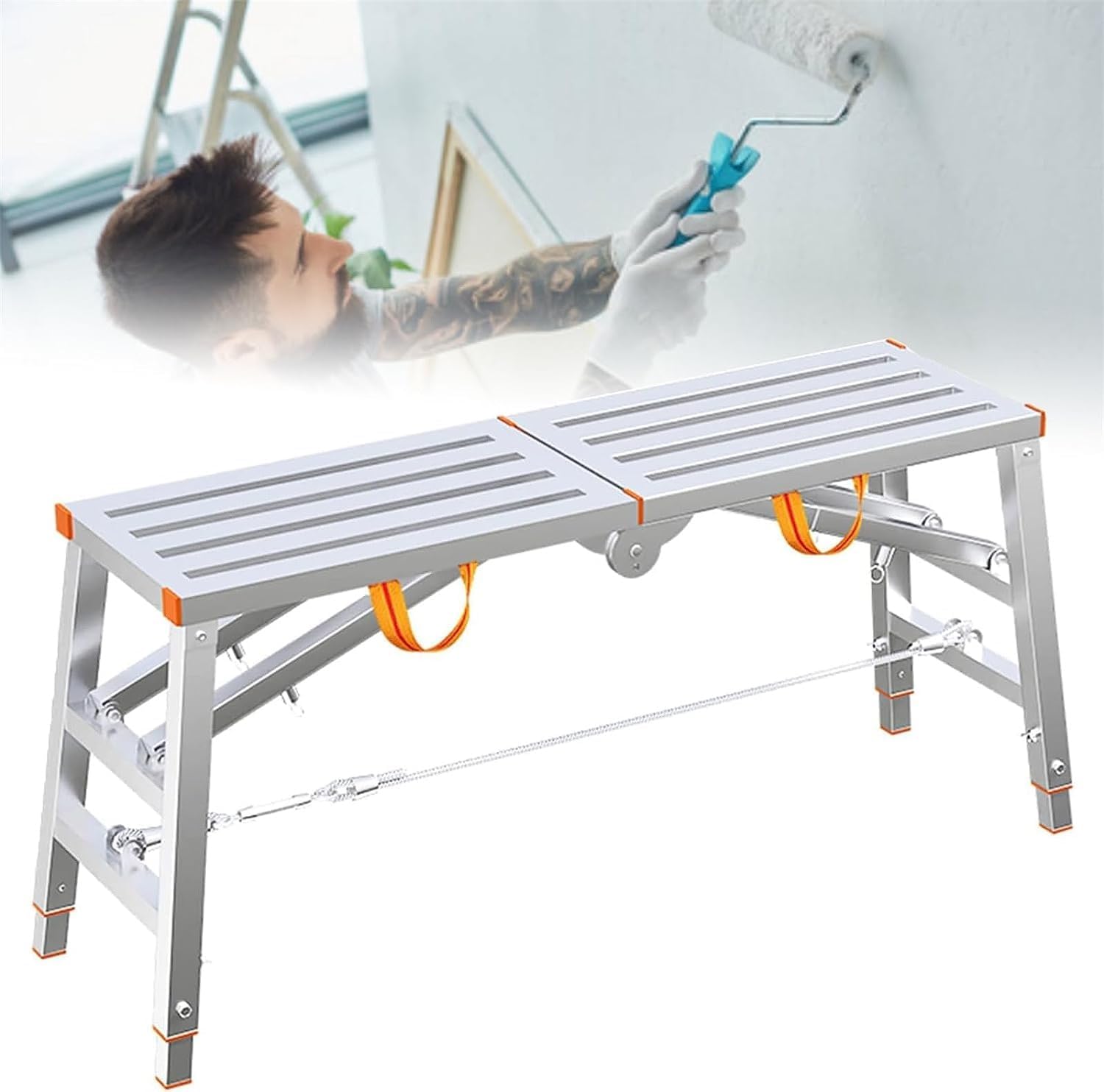 Amazon.com: QIANMEI Scaffolding Equipment Height Adjustable Work ...