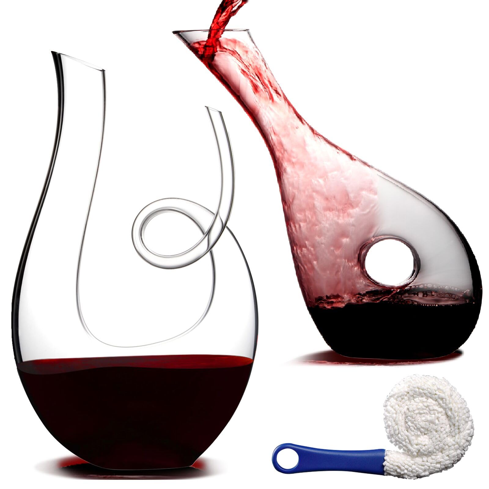 Amazon.com | Swan Wine decanter Snail Red Wine Decanter Hand Blown Wine Decanters and Carafes ...
