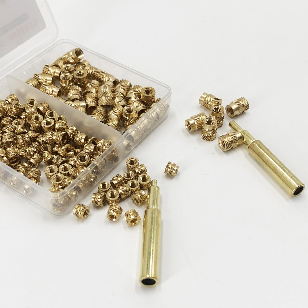 Snapklik.com : QSJ 170Pcs Threaded Inserts Set Brass Heat Set Insert M3 ...