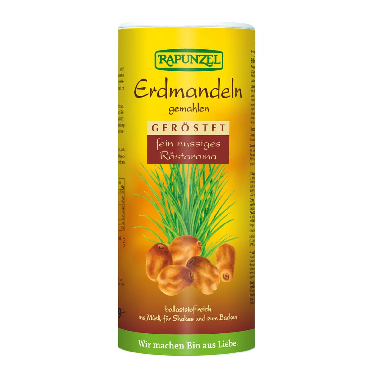 Rapunzel Erdmandeln gemahlen, geröstet (1 x 300 g) - Bio : Amazon.de ...