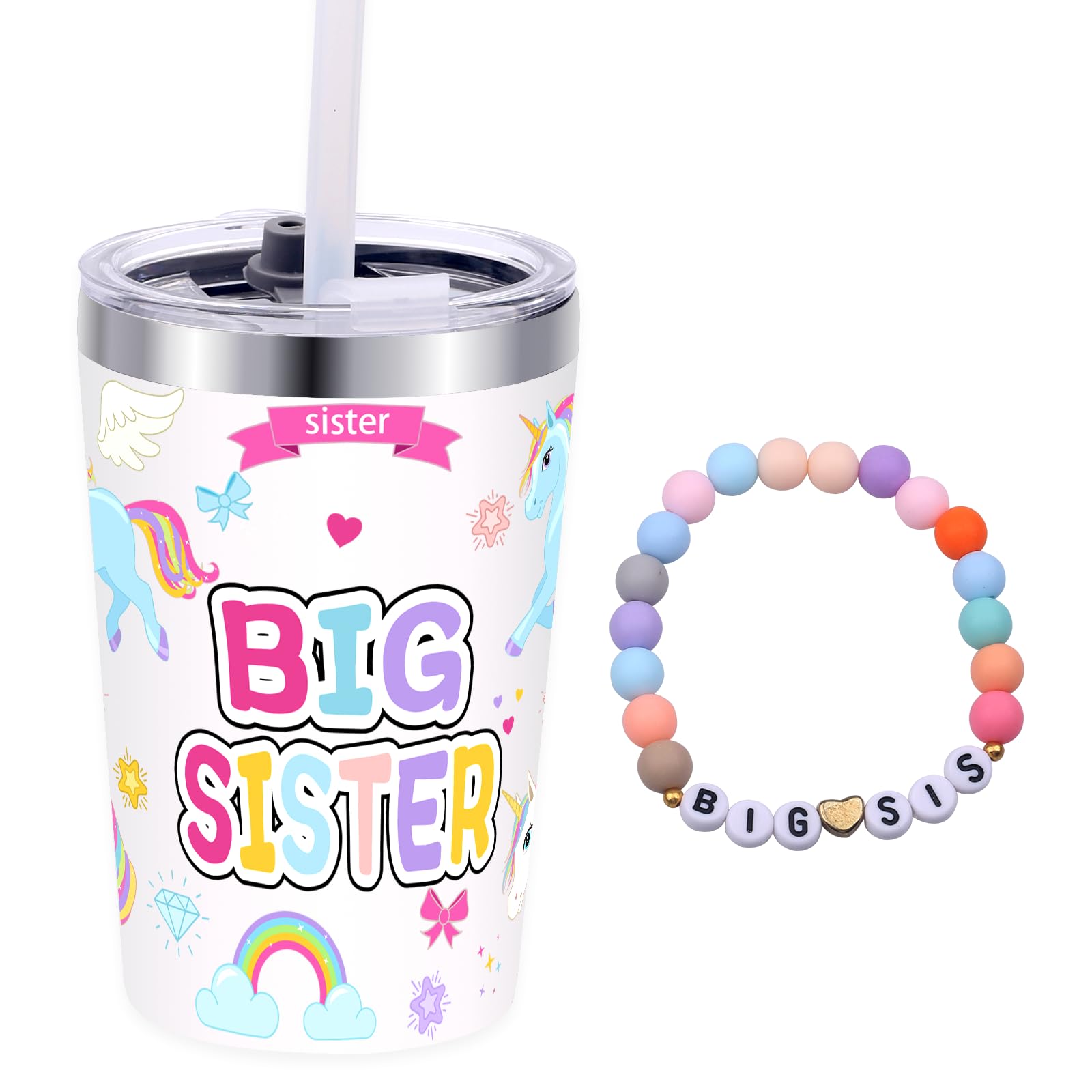 Amazon.com | GOGOBAY Big Sister Gifts for Girls - 12 oz Big Sister Cup ...