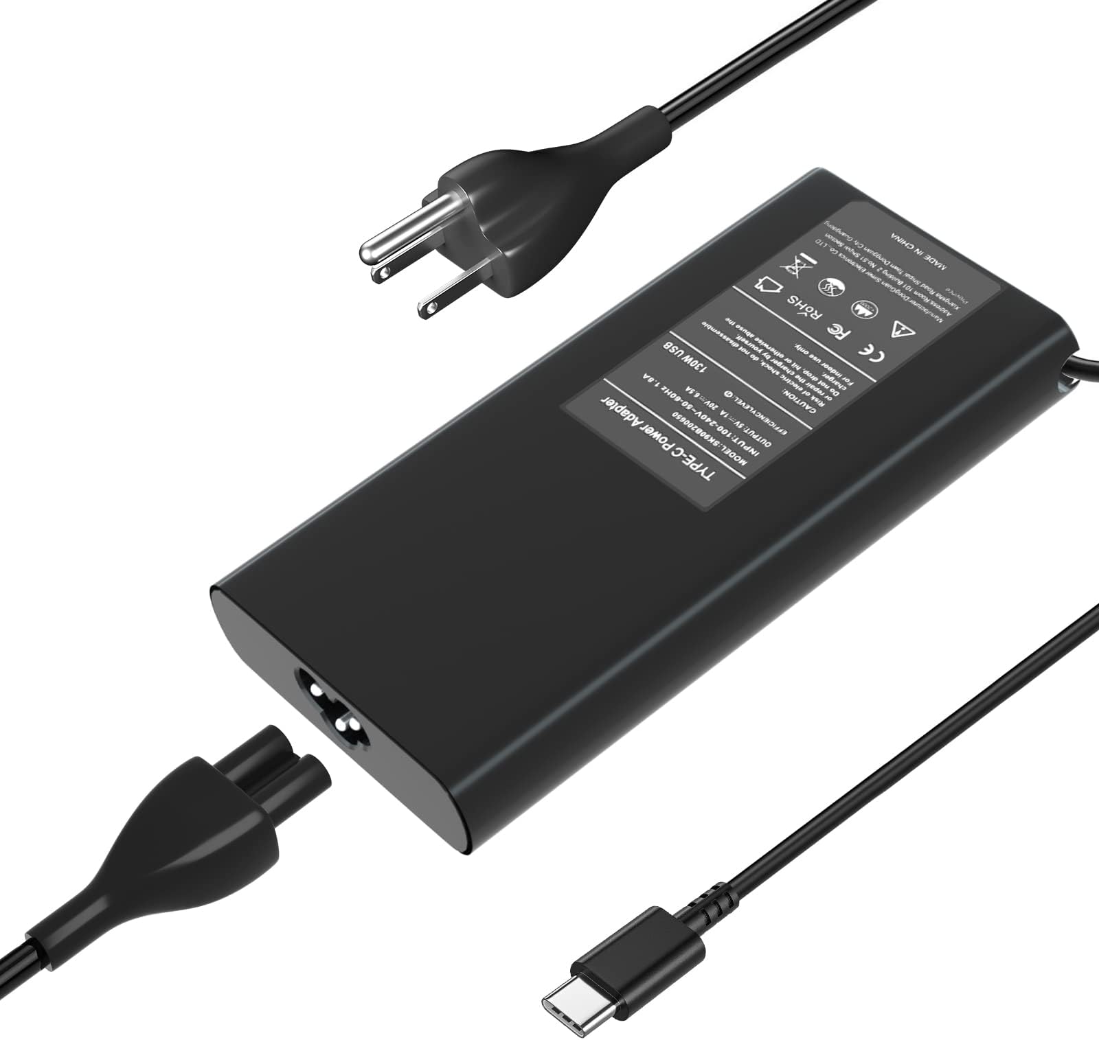 Amazon.com: 130W USB C Charger for Dell XPS 15 9500 17 9700 9575 ...