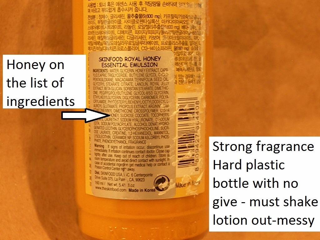 Amazon.com : SKINFOOD Royal Honey Essential Emulsion 160ml (5.41 fl.oz ...