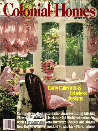 COLONIAL HOMES MAGAZINE-AUGUST 1988: Richard Beatty: Amazon.com: Books