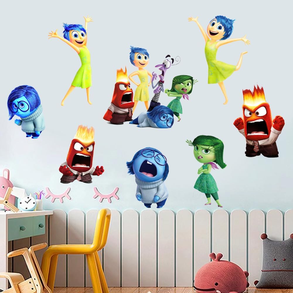 Amazon.com: Inside Out Wall Sticker Children's Cartoon Bedroom ...
