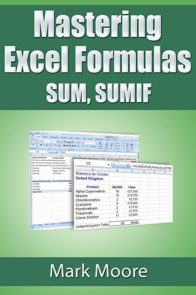 Amazon.com: Mastering Excel Formulas SUM, SUMIF eBook : Moore, Mark ...