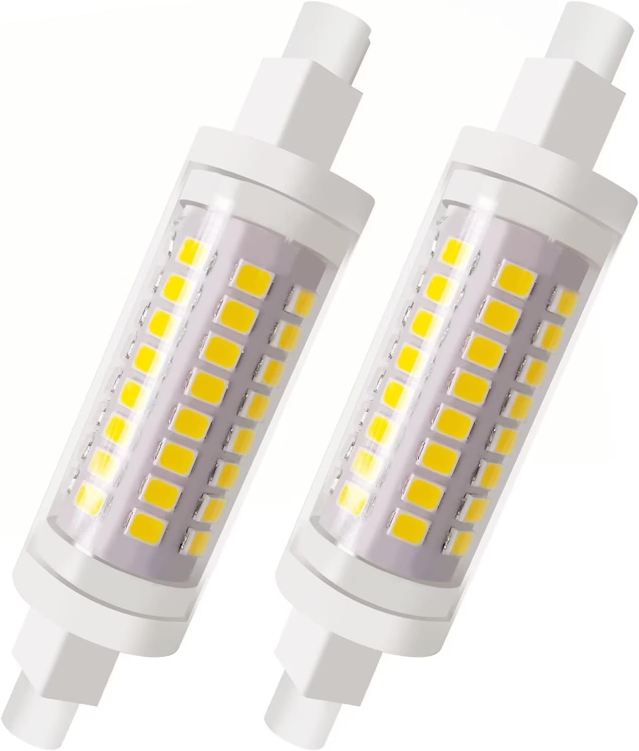 HYCBTC R7S LED 78mm, 5W R7S LED Lampen Warmweiß 3000K 400LM, Ersatz for ...