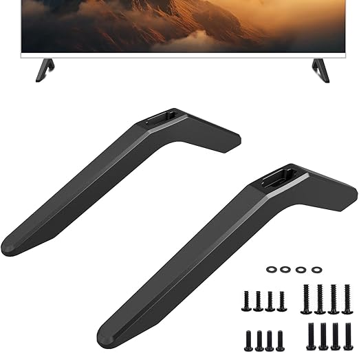 Amazon.com: Universal TV Stands, Table Top TV Stand Base Replacement ...