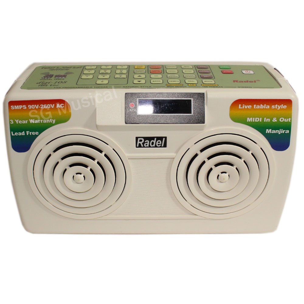 SG Musical Radel Taalmala Digi-108 Dx Electronic Digital Tabla, 2018 ...