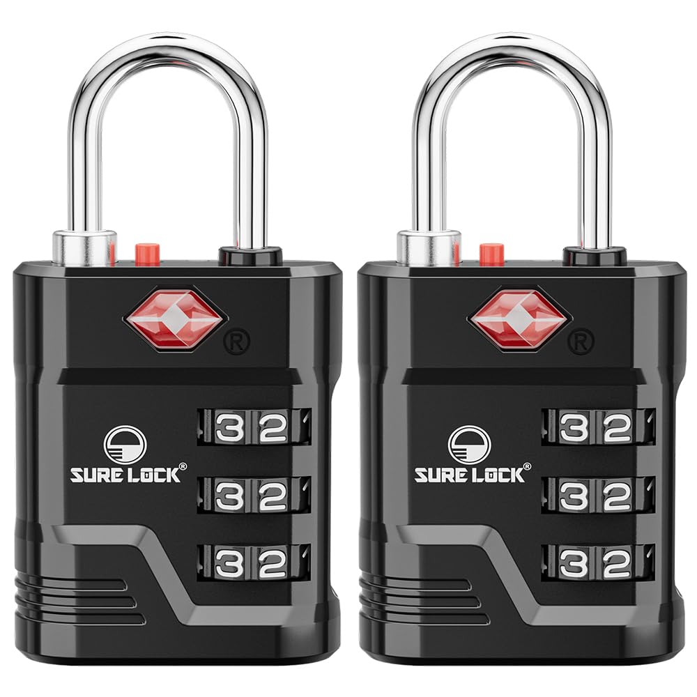 Amazon.com: SURE LOCK TSA Locks for Luggage, TSA Approved Luggage Locks ...