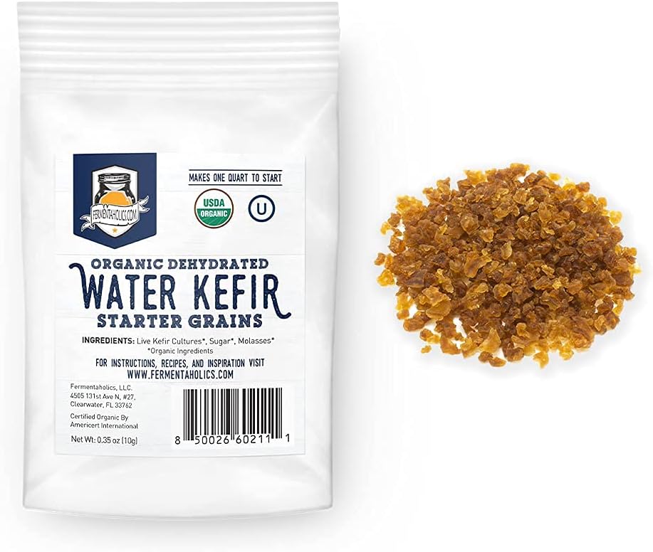 Amazon.com: One LARGE PORTION Cup Live Florida Sun Kefir LARGE Water ...