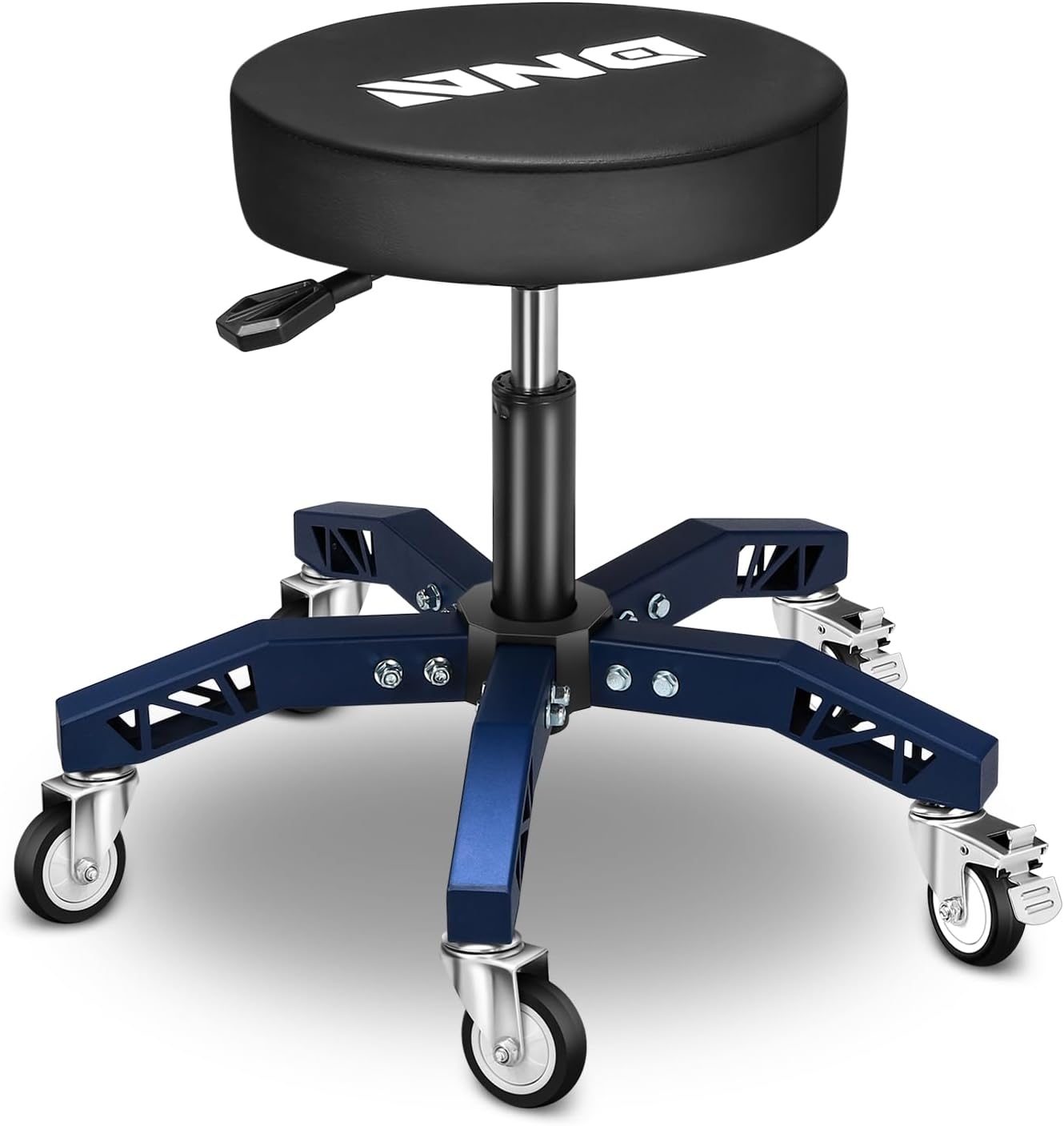 Amazon.com: DNA Motoring Rolling Shop Stool, Adjustable Height Padded ...