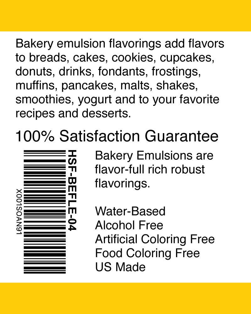 Hobbyland Emulsiones de panadería (sabor a limón, 4 onzas líquidas ...