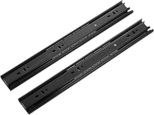 Amazon.co.jp: Drawer Slide,Drawer Runner,3 Section Computer Desk Slide ...