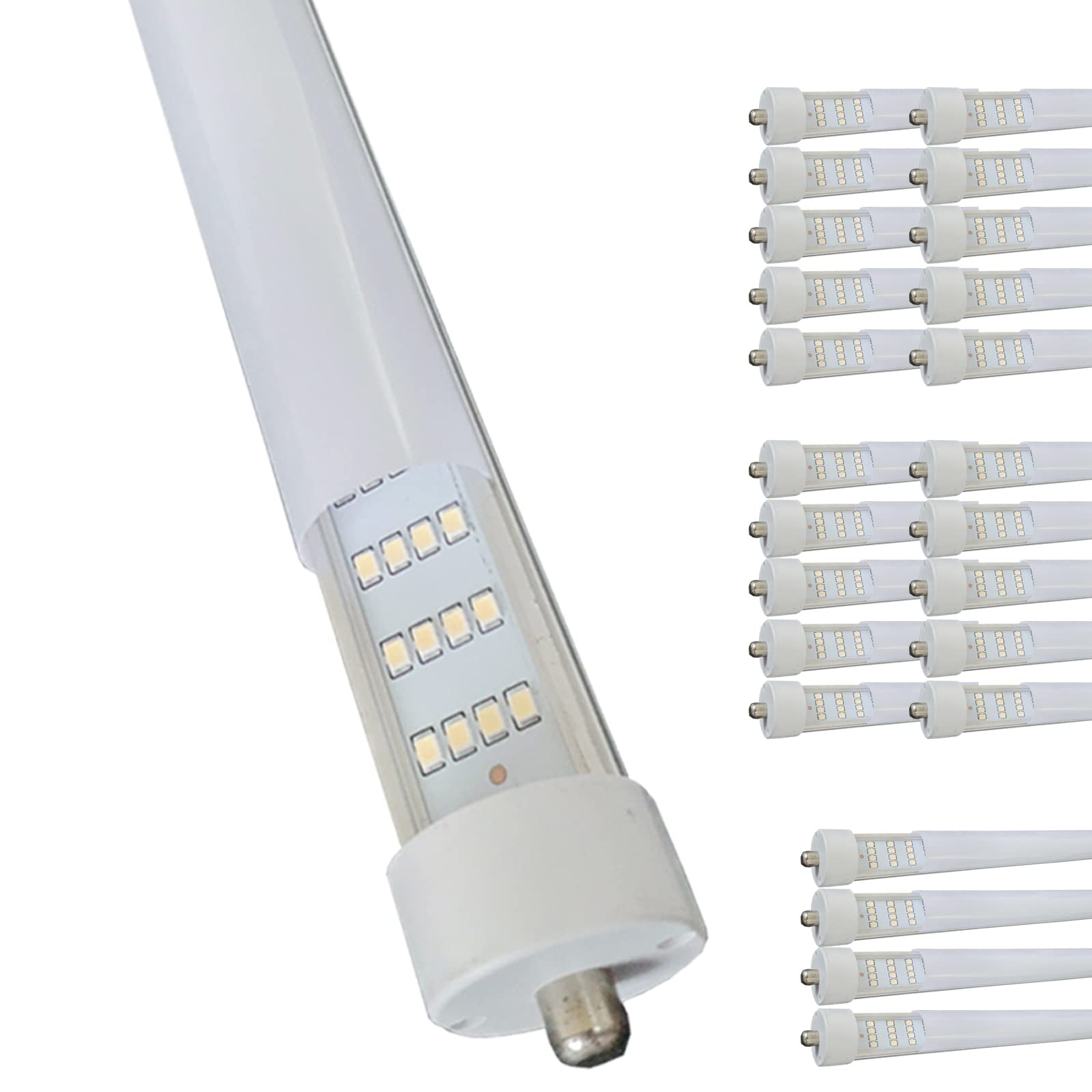 8 Foot Led Lights, F96T12 8Ft Led Bulbs Fluorescent Replacement, T8 T10 ...
