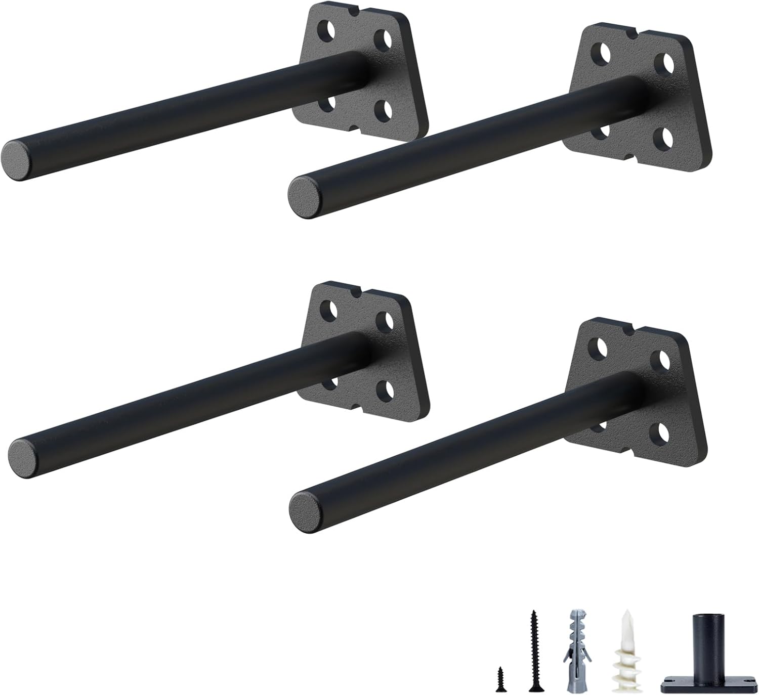 Amazon.com: NEODROP 4-Pack 6 Inch Hidden Floating Shelf Bracket, Heavy ...