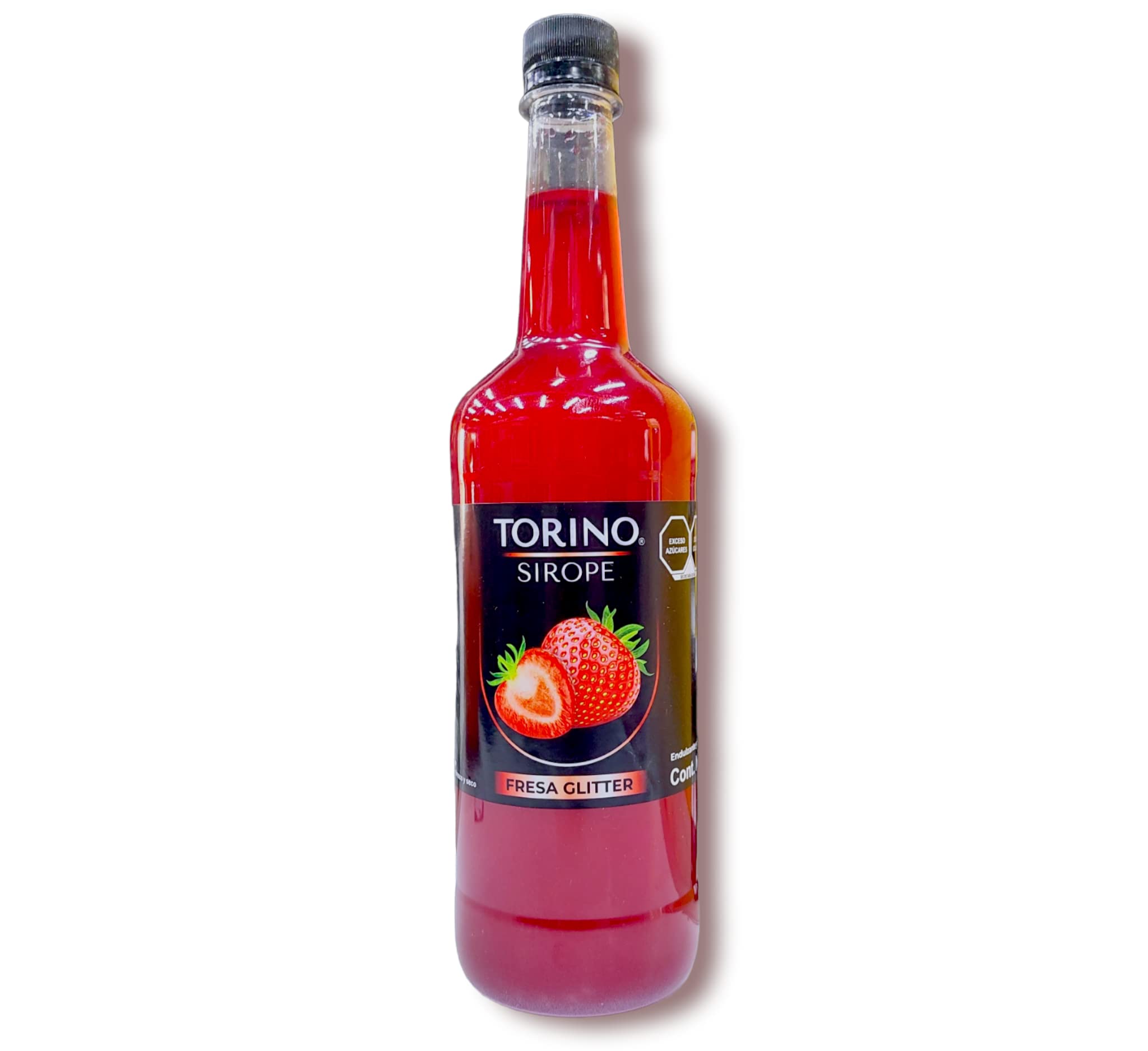 Jarabe Sirope Glitter fresa Marca Torino de 1lt : Amazon.com.mx ...